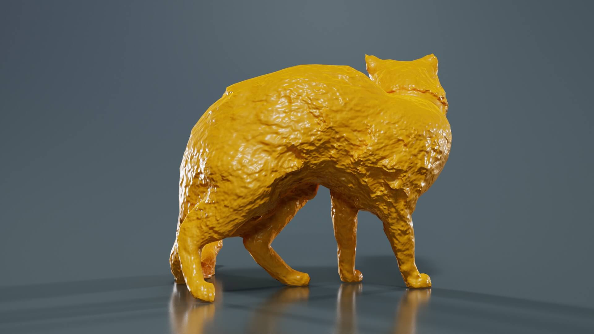 Domestic Cat - 3D Model by Polygonal Miniatures