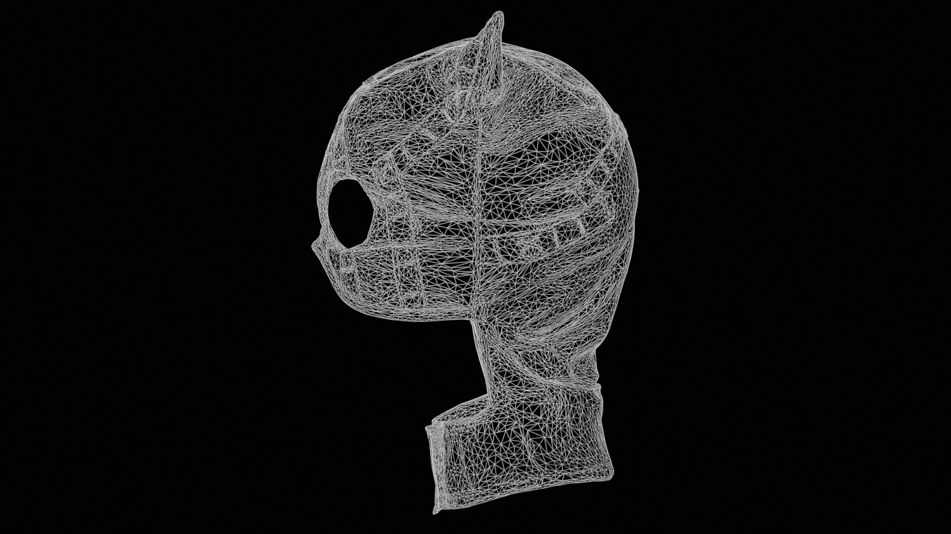 Catwoman Mask - 3D Model by Polygonal Miniatures