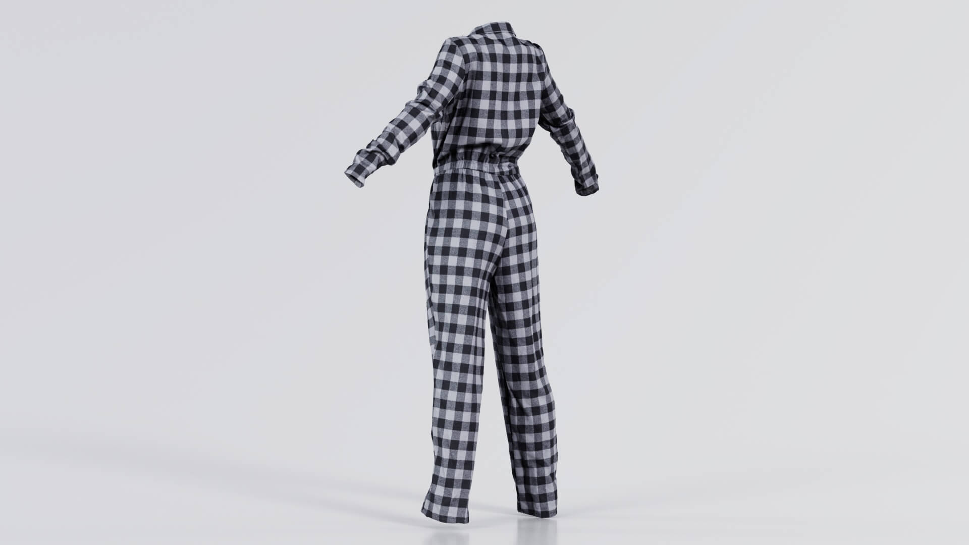 Checker Suit - 3D Model by Polygonal Miniatures