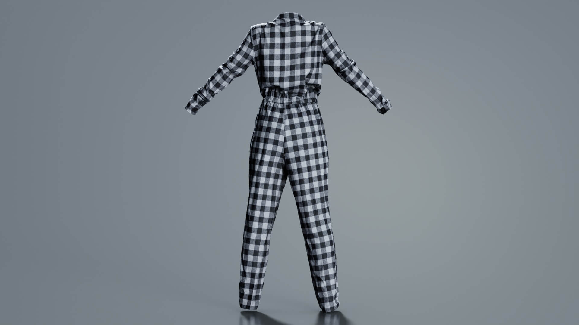 Checker Suit - 3D Model by Polygonal Miniatures