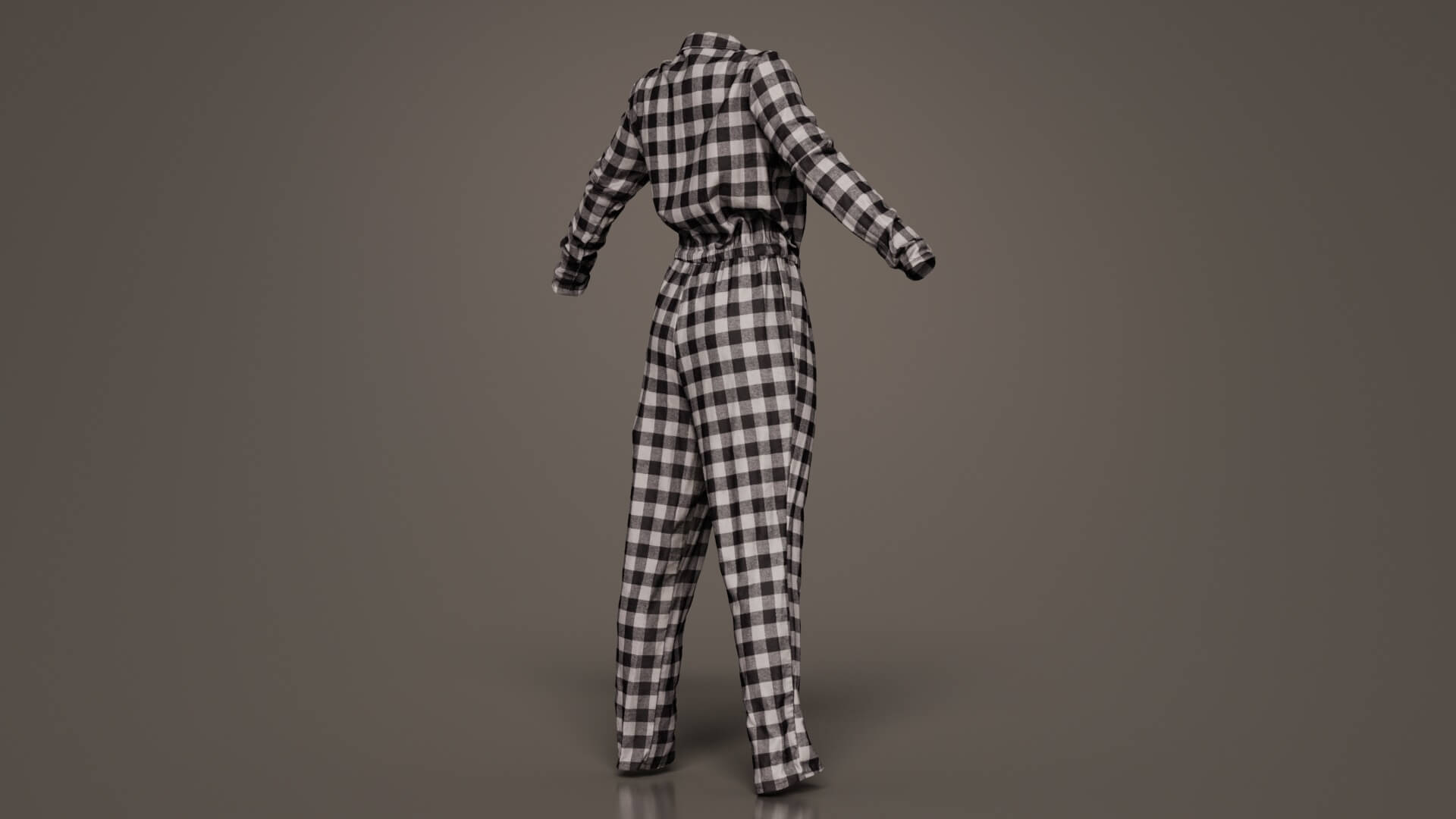 Checker Suit - 3D Model by Polygonal Miniatures