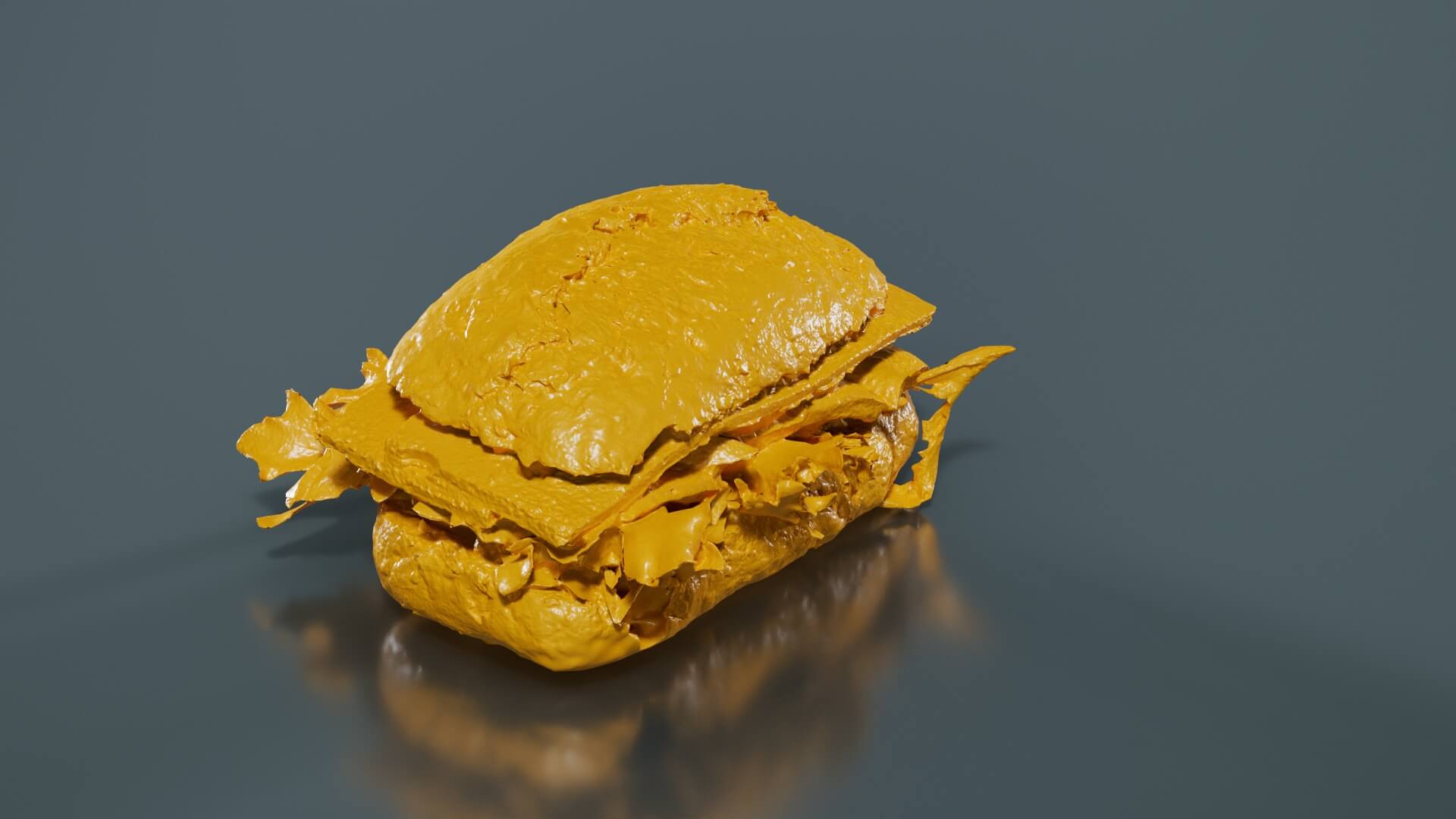 Cheese Sandwich - 3D Model by Polygonal Miniatures