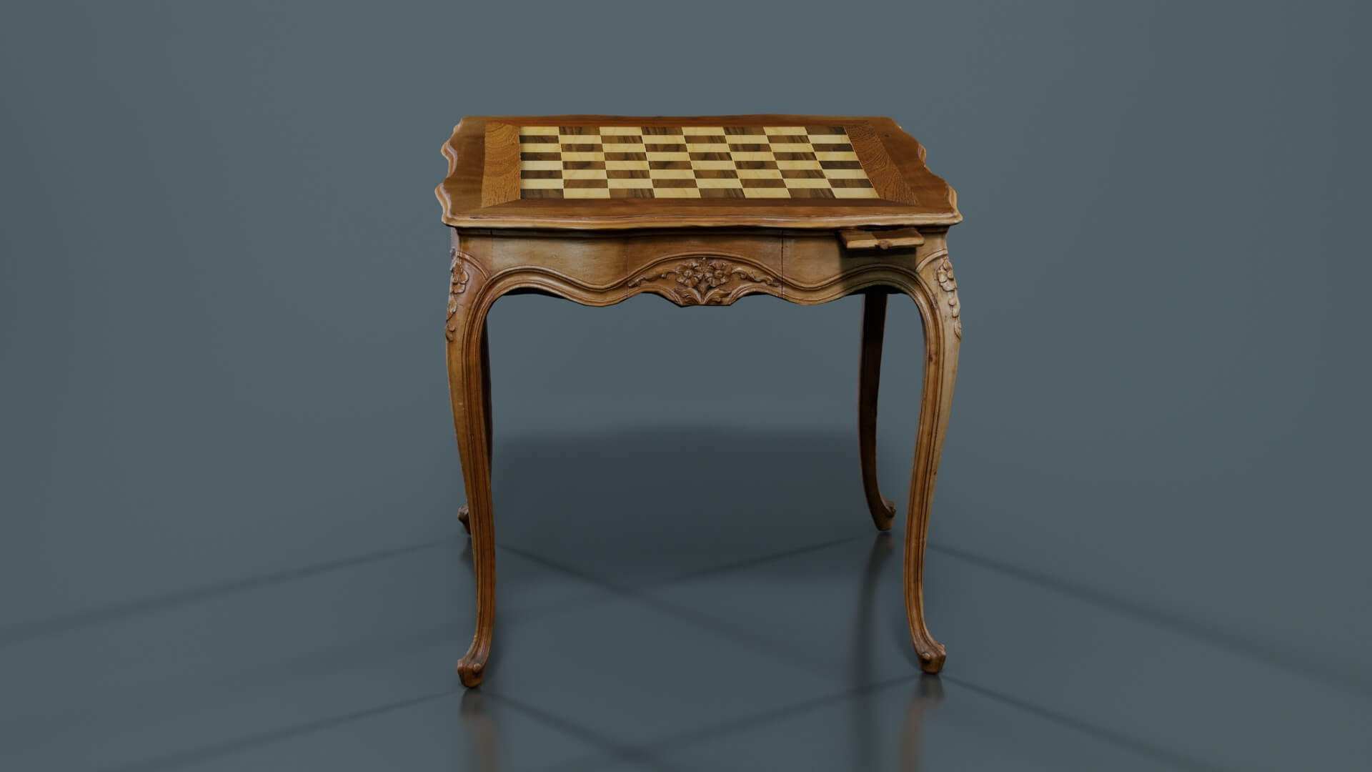 Chess Table - 3D Model by Polygonal Miniatures