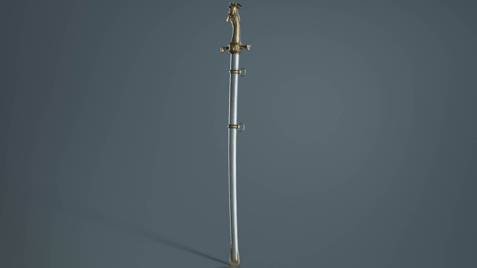 Chicken Sword - 3D Model by Polygonal Miniatures