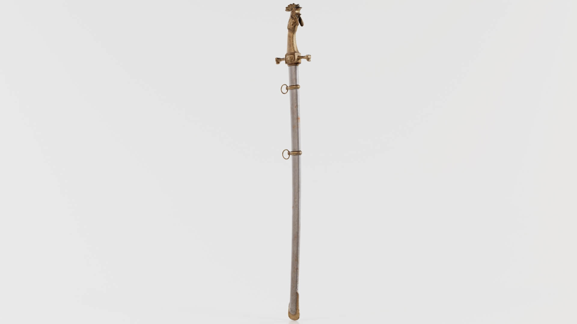 Chicken Sword - 3D Model by Polygonal Miniatures