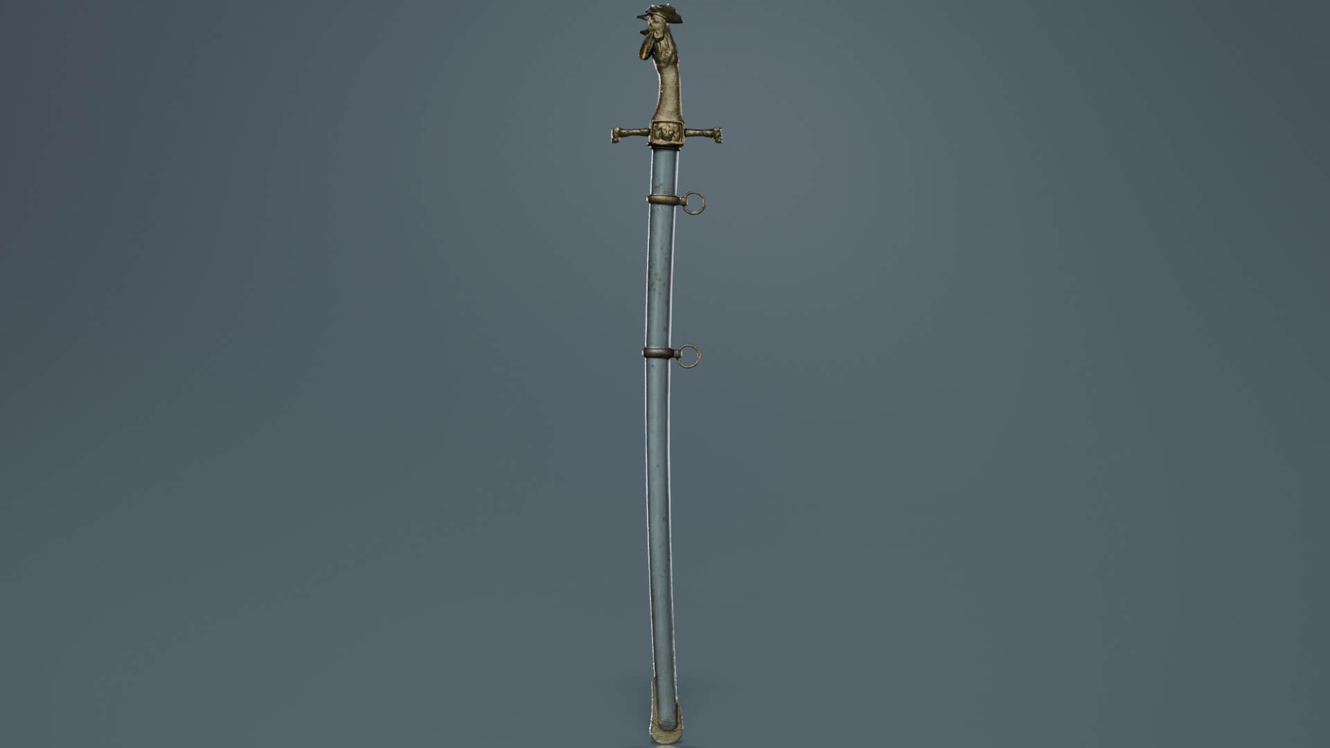 Chicken Sword - 3D Model by Polygonal Miniatures