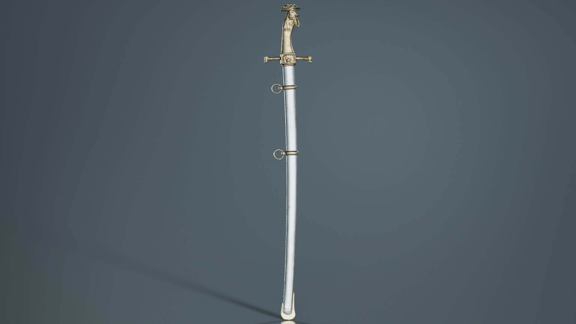 Chicken Sword - 3D Model by Polygonal Miniatures