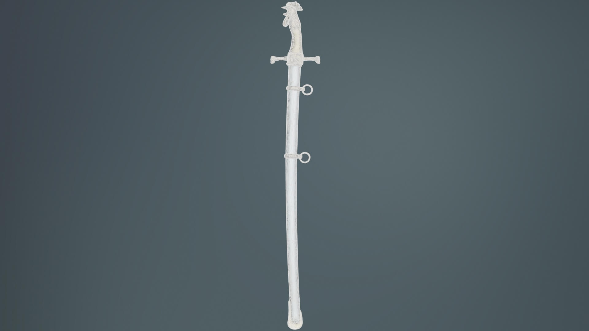 Chicken Sword - 3D Model by Polygonal Miniatures