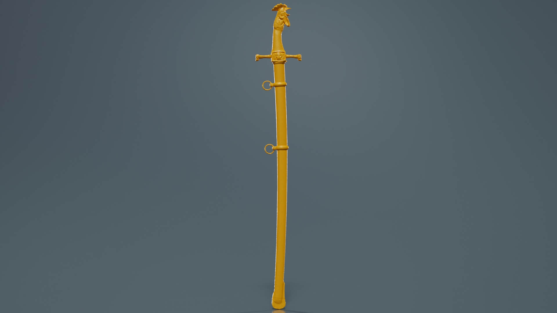 Chicken Sword - 3D Model by Polygonal Miniatures