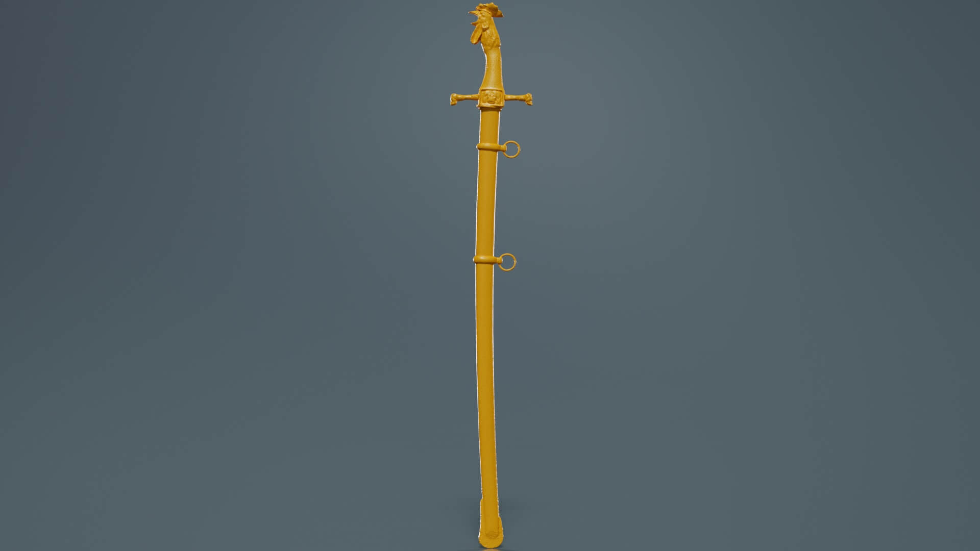 Chicken Sword - 3D Model by Polygonal Miniatures