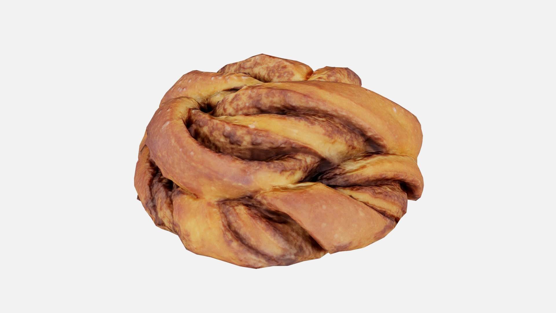 Cinnamon Roll - 3D Model by Polygonal Miniatures