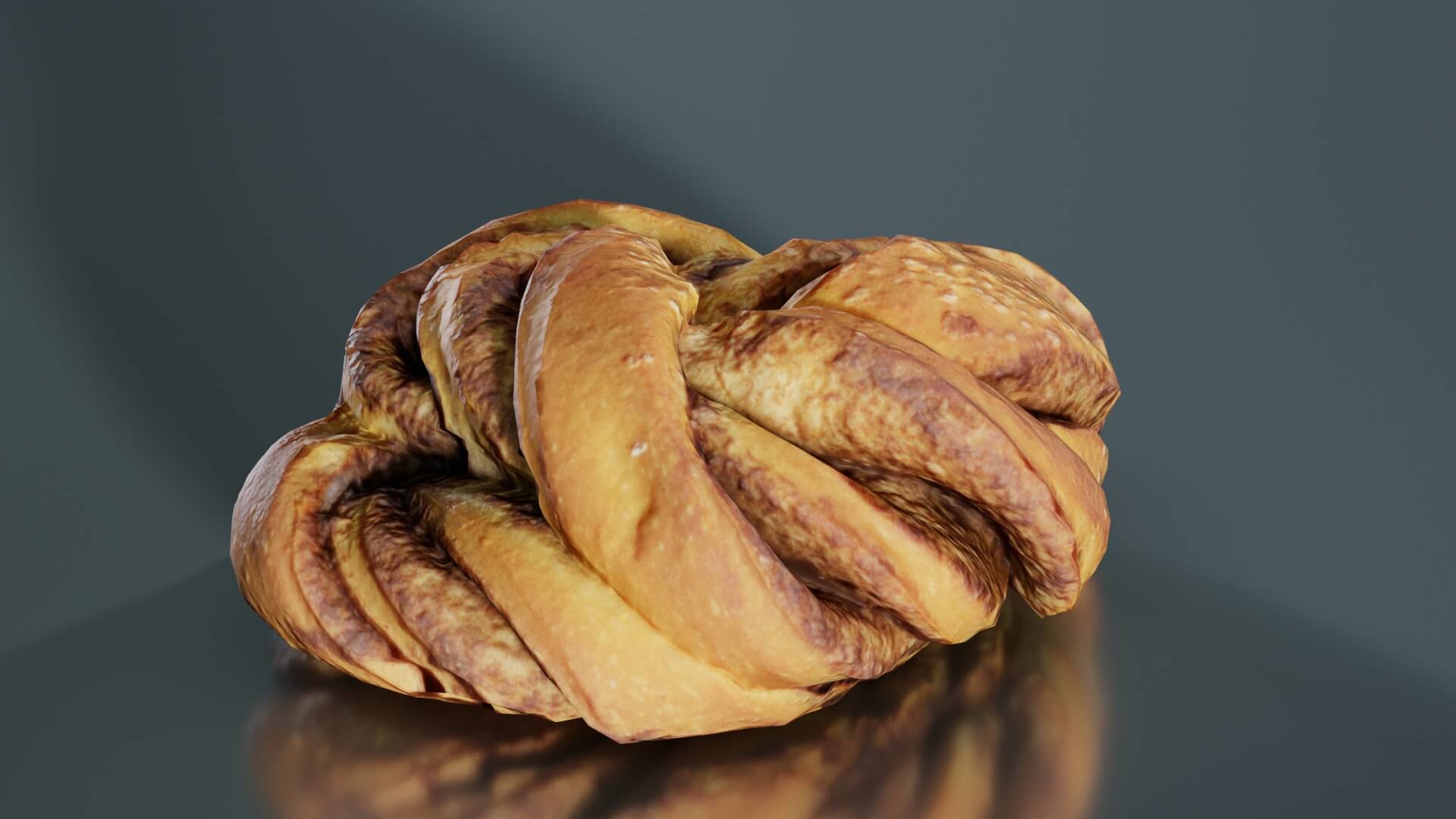 Cinnamon Roll - 3D Model by Polygonal Miniatures