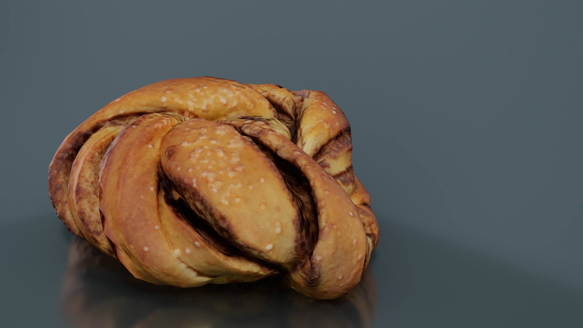 Cinnamon Roll - 3D Model by Polygonal Miniatures