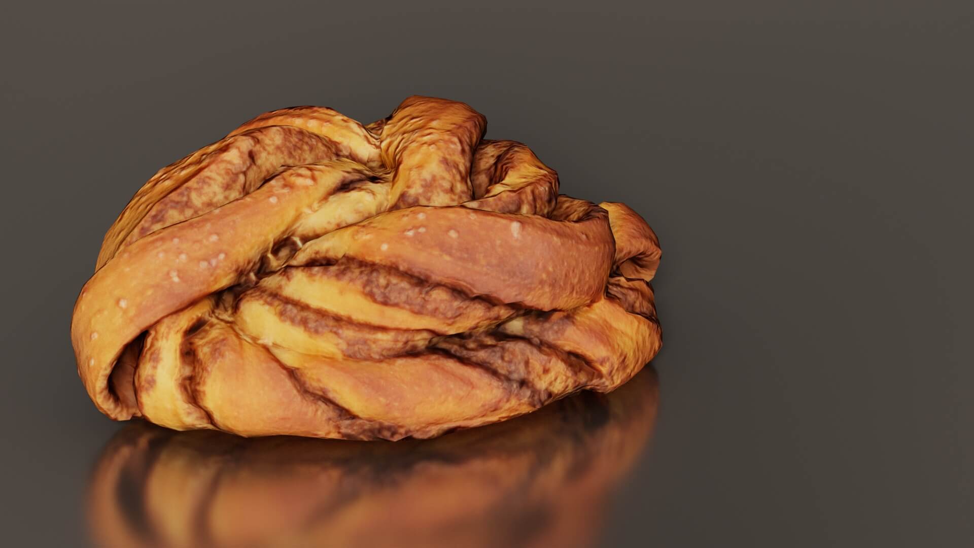 Cinnamon Roll - 3D Model by Polygonal Miniatures