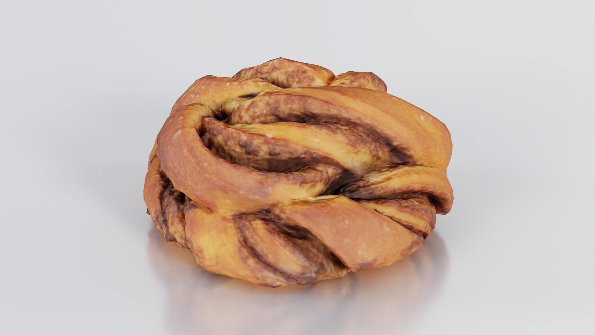 Cinnamon Roll - 3D Model by Polygonal Miniatures