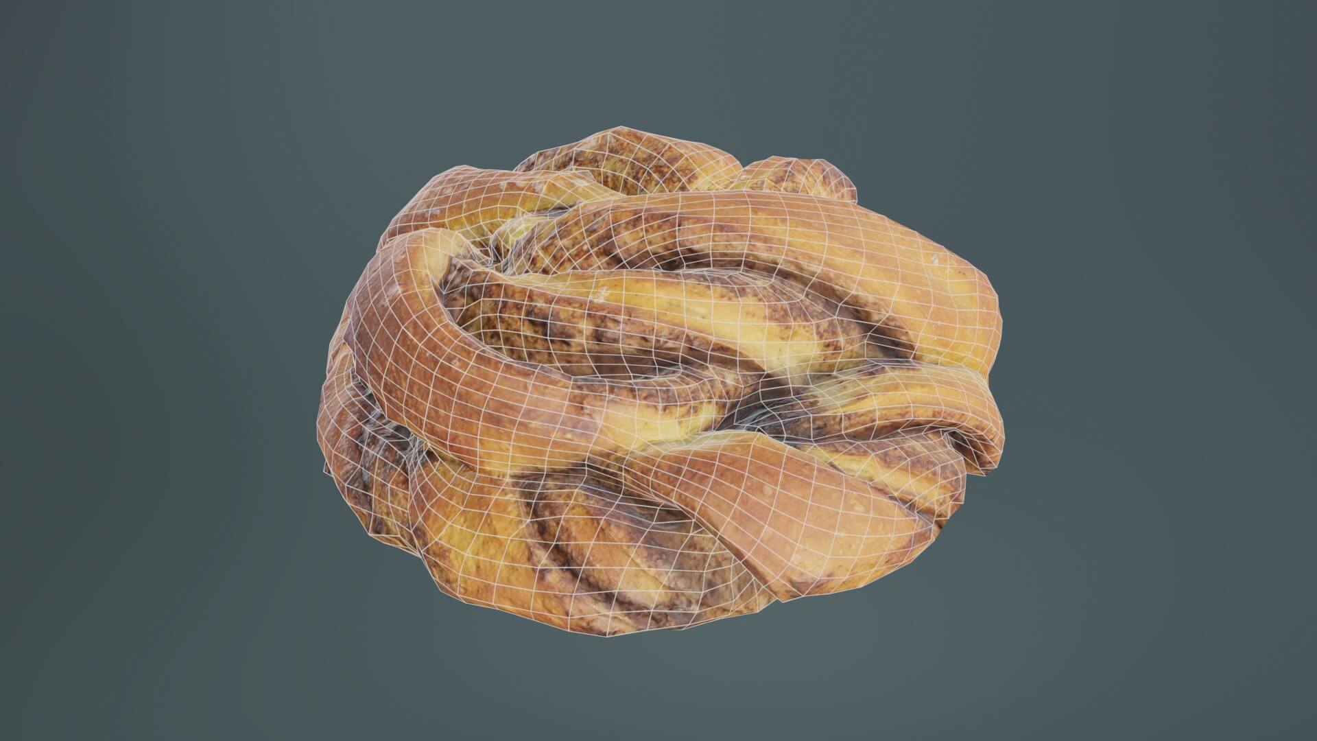 Cinnamon Roll - 3D Model by Polygonal Miniatures
