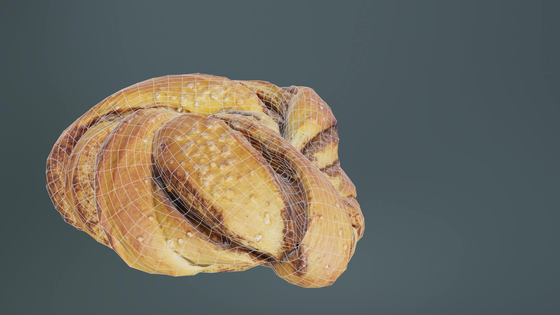 Cinnamon Roll - 3D Model by Polygonal Miniatures