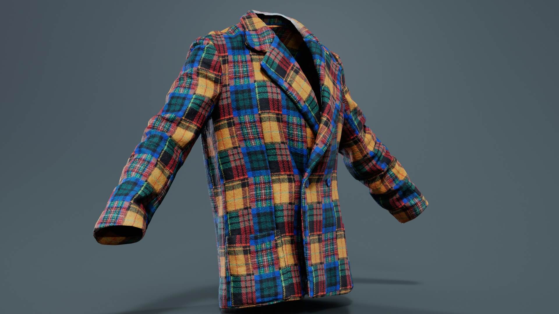 Clown Jacket Closed - 3D Model by Polygonal Miniatures