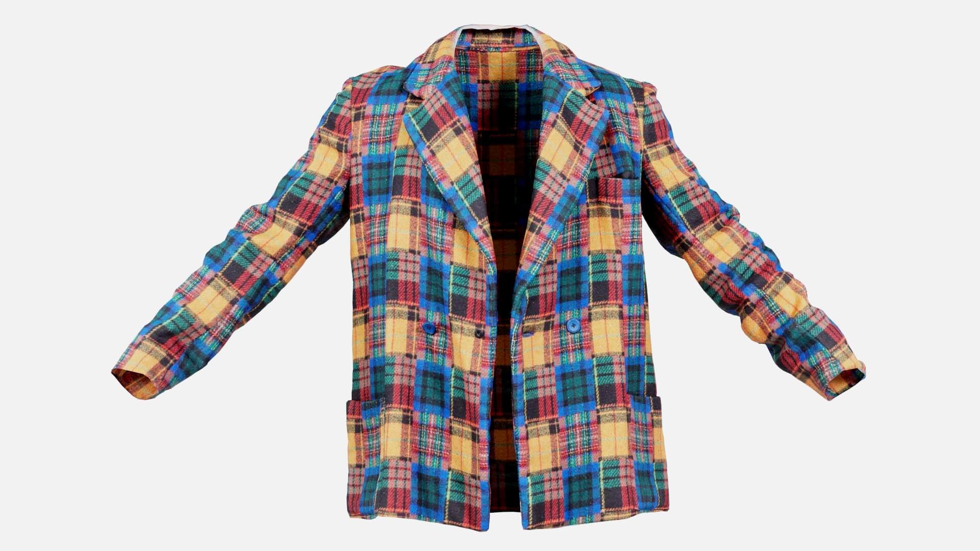 Clown Jacket Open - 3D Model by Polygonal Miniatures