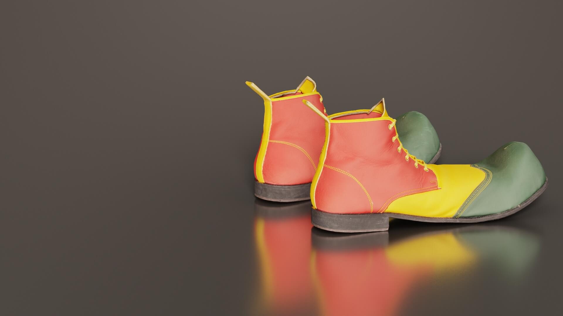 Clown Shoe - 3D Model by Polygonal Miniatures