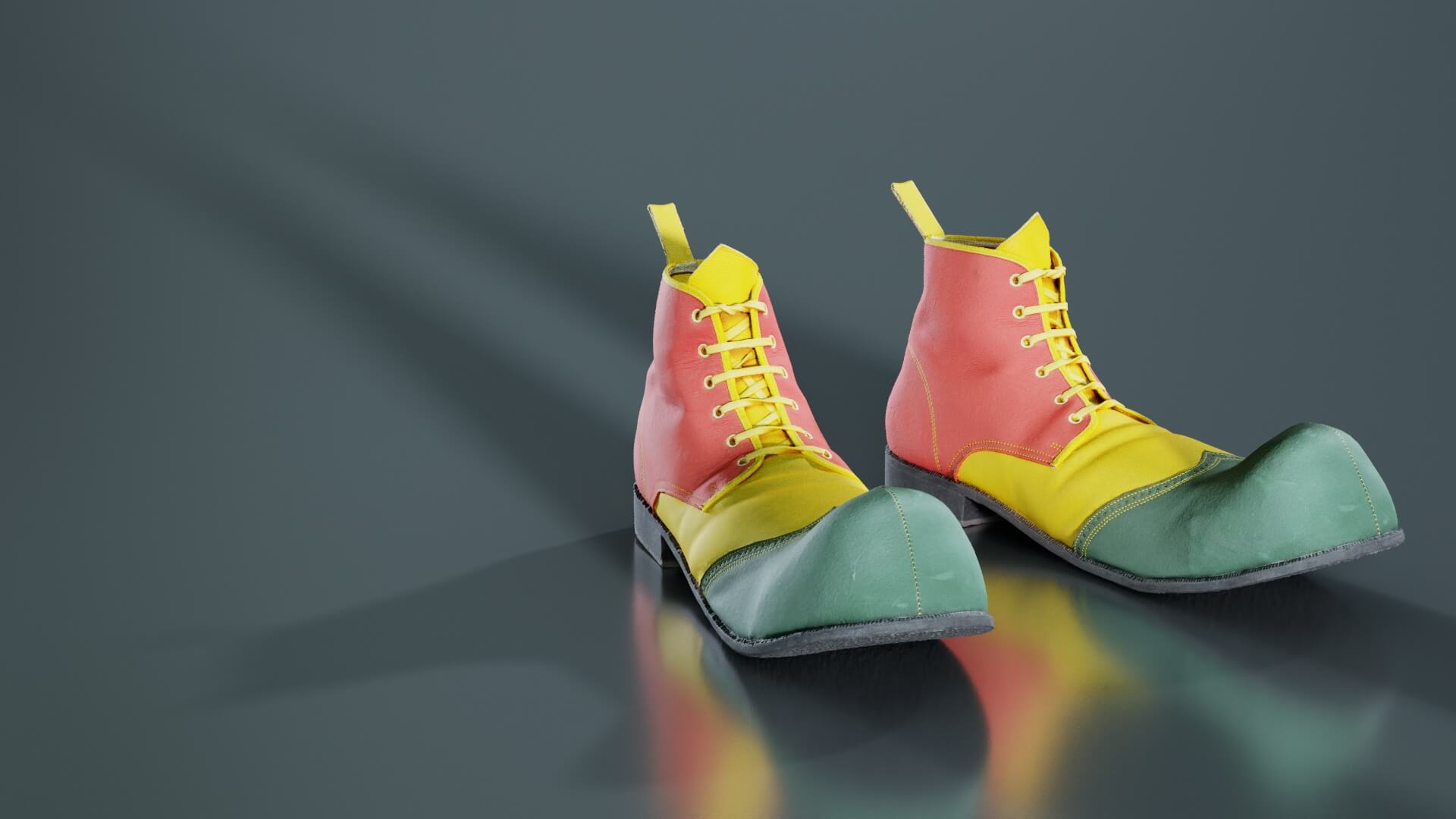 Clown Shoe - 3D Model by Polygonal Miniatures