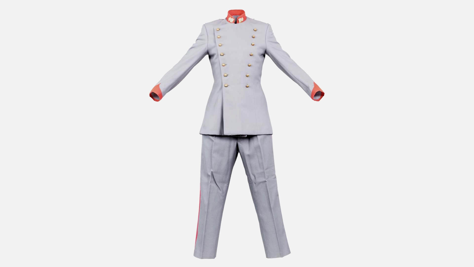 Conductor Uniform - 3D Model by Polygonal Miniatures