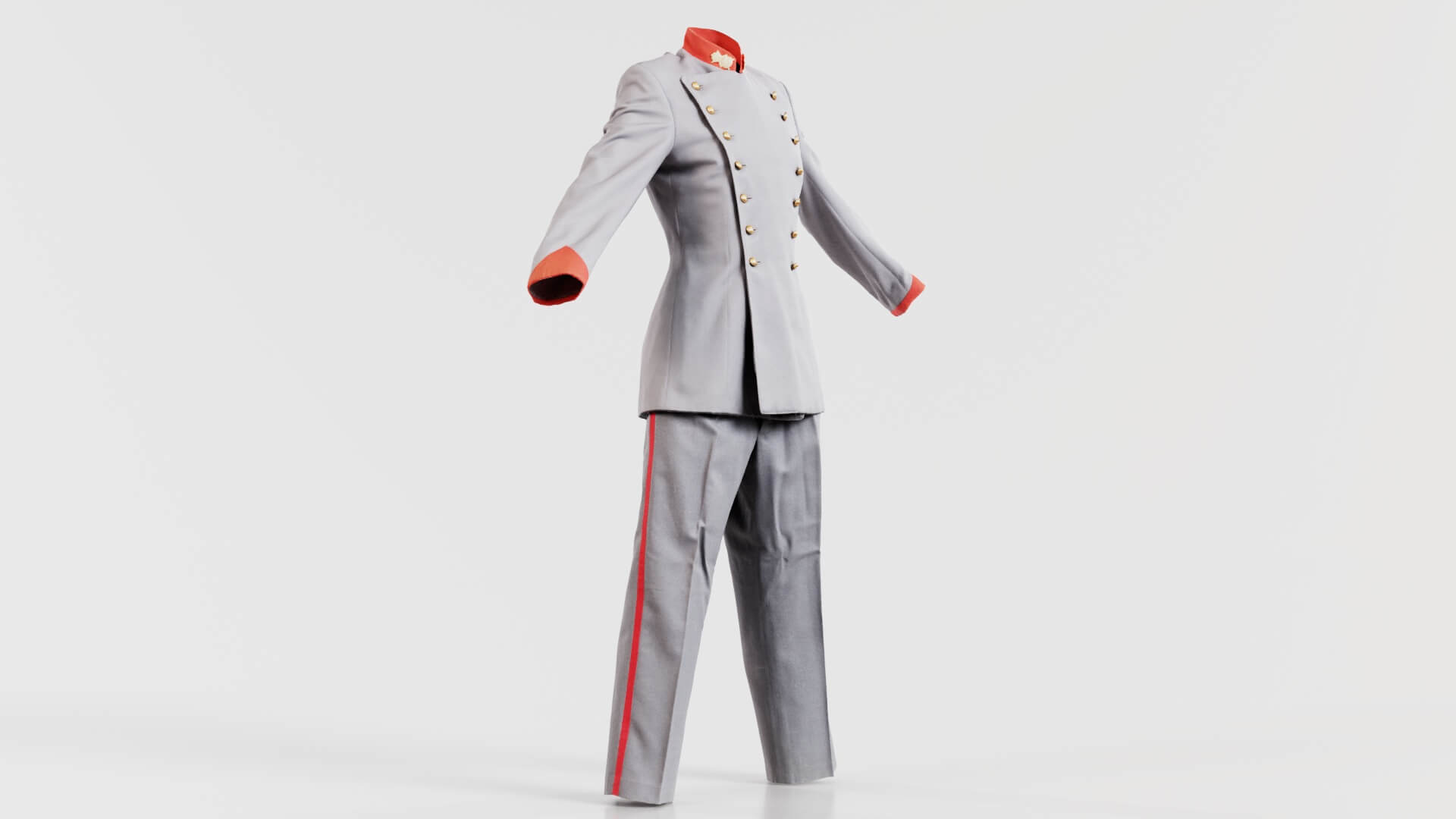 Conductor Uniform - 3D Model by Polygonal Miniatures