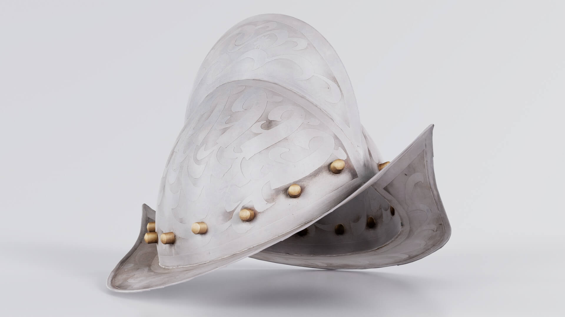 Conquistadors Helmet - 3D Model by Polygonal Miniatures