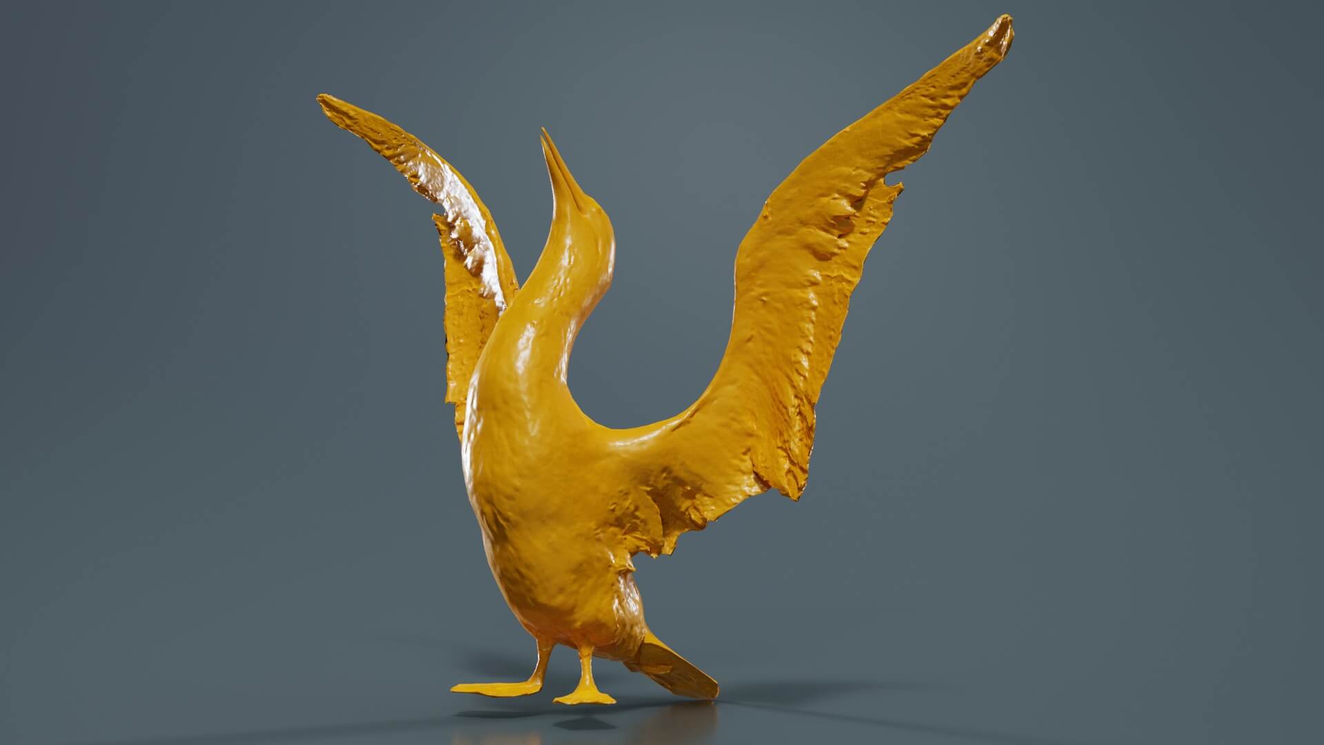 Cormorant Corvus Marinus Sea Raven - 3D Model by Polygonal Miniatures