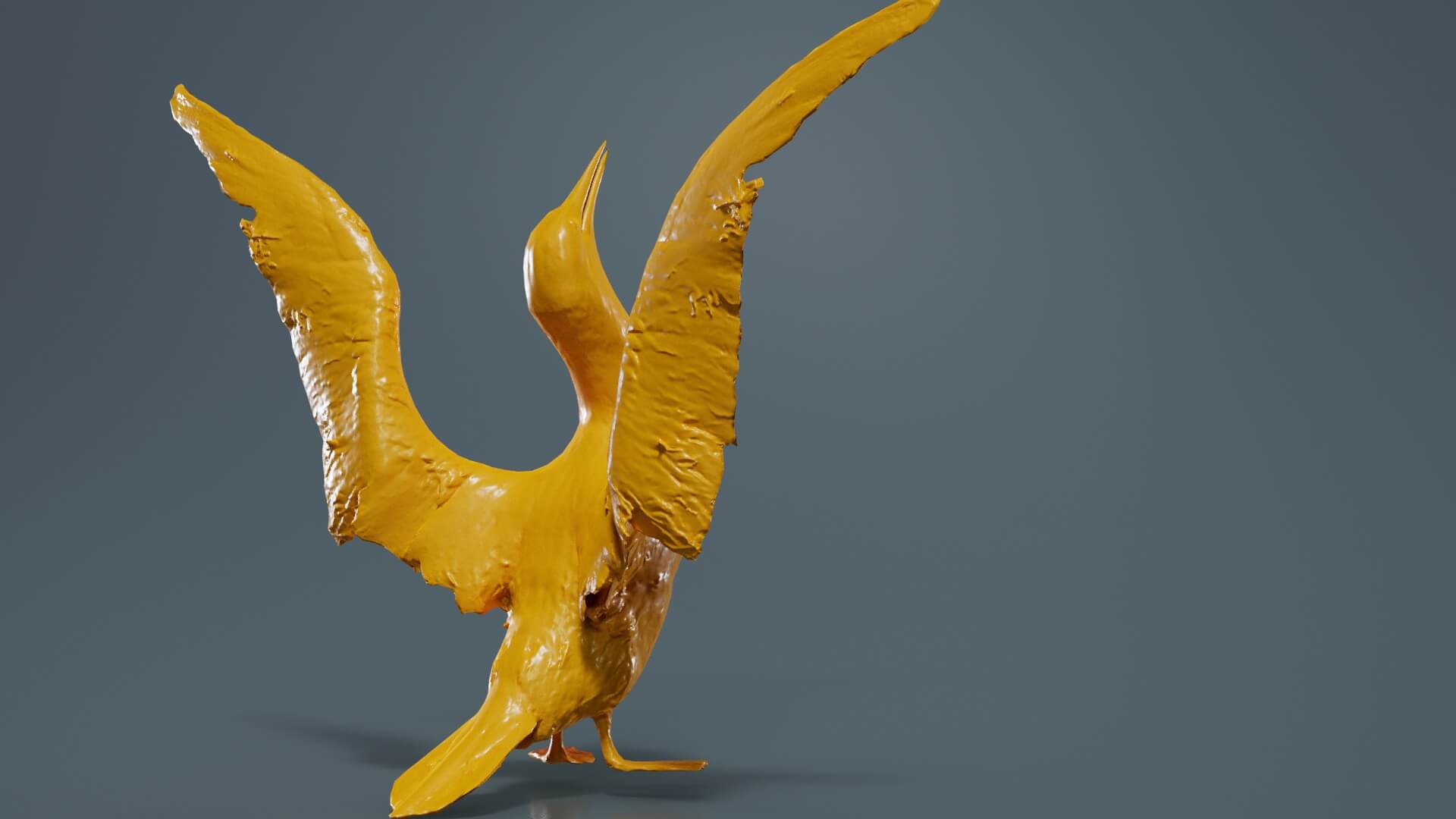 Cormorant Corvus Marinus Sea Raven - 3D Model by Polygonal Miniatures