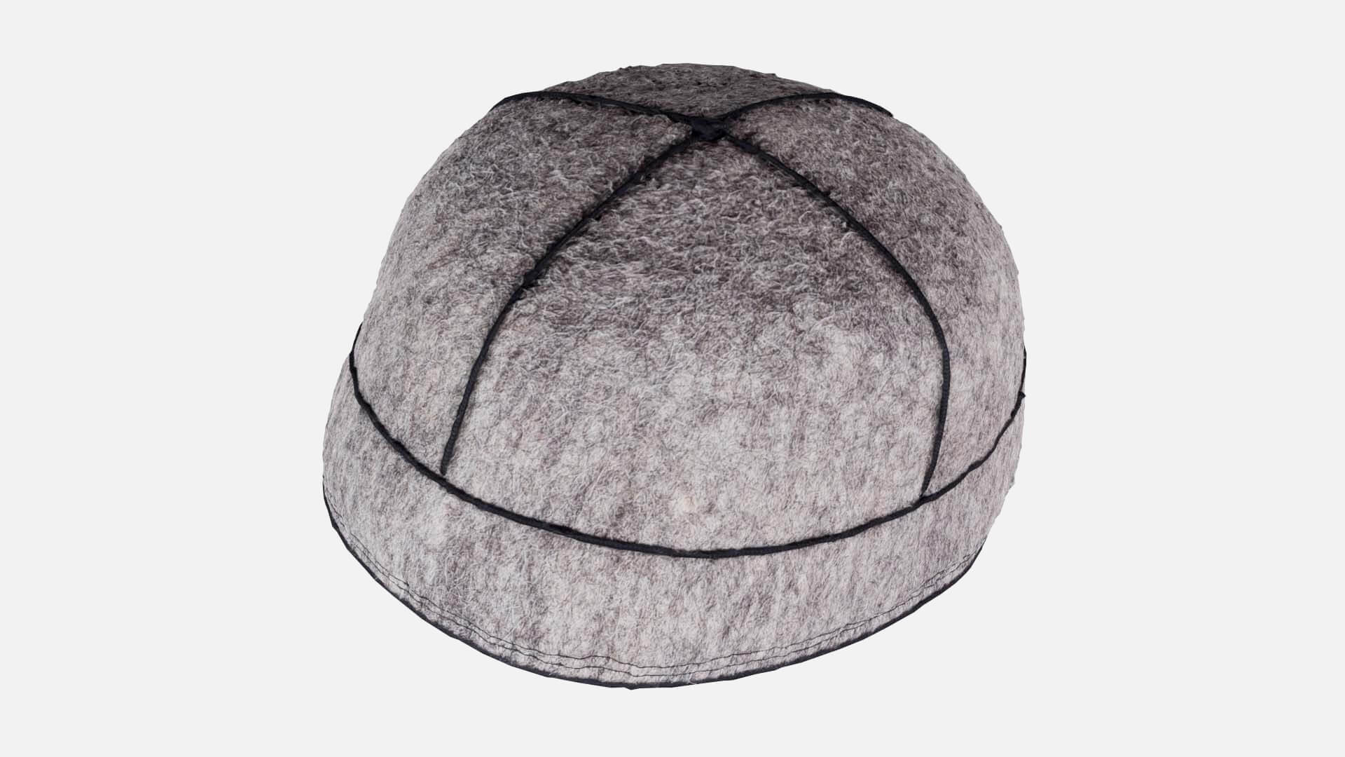 Cross Felt Hat - 3D Model by Polygonal Miniatures