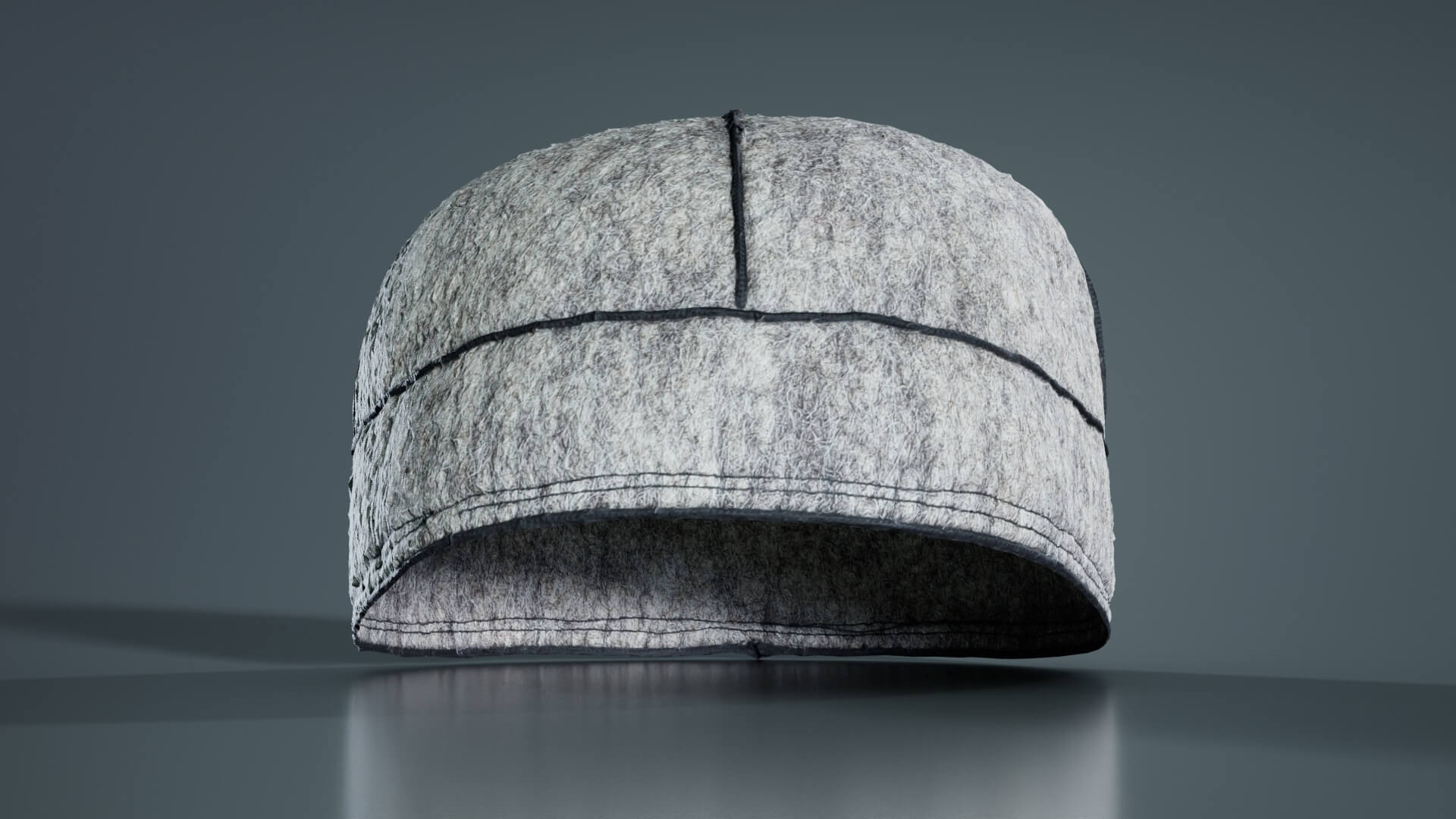 Cross Felt Hat - 3D Model by Polygonal Miniatures