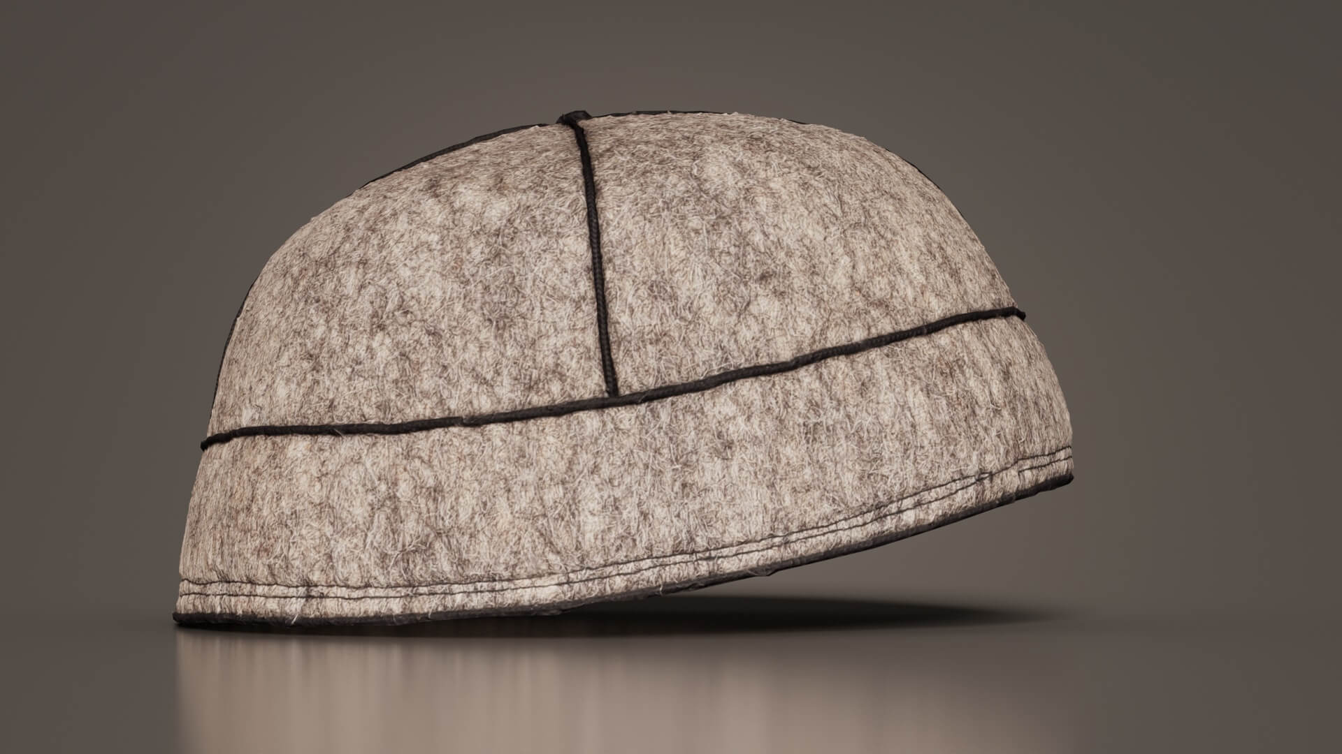 Cross Felt Hat - 3D Model by Polygonal Miniatures