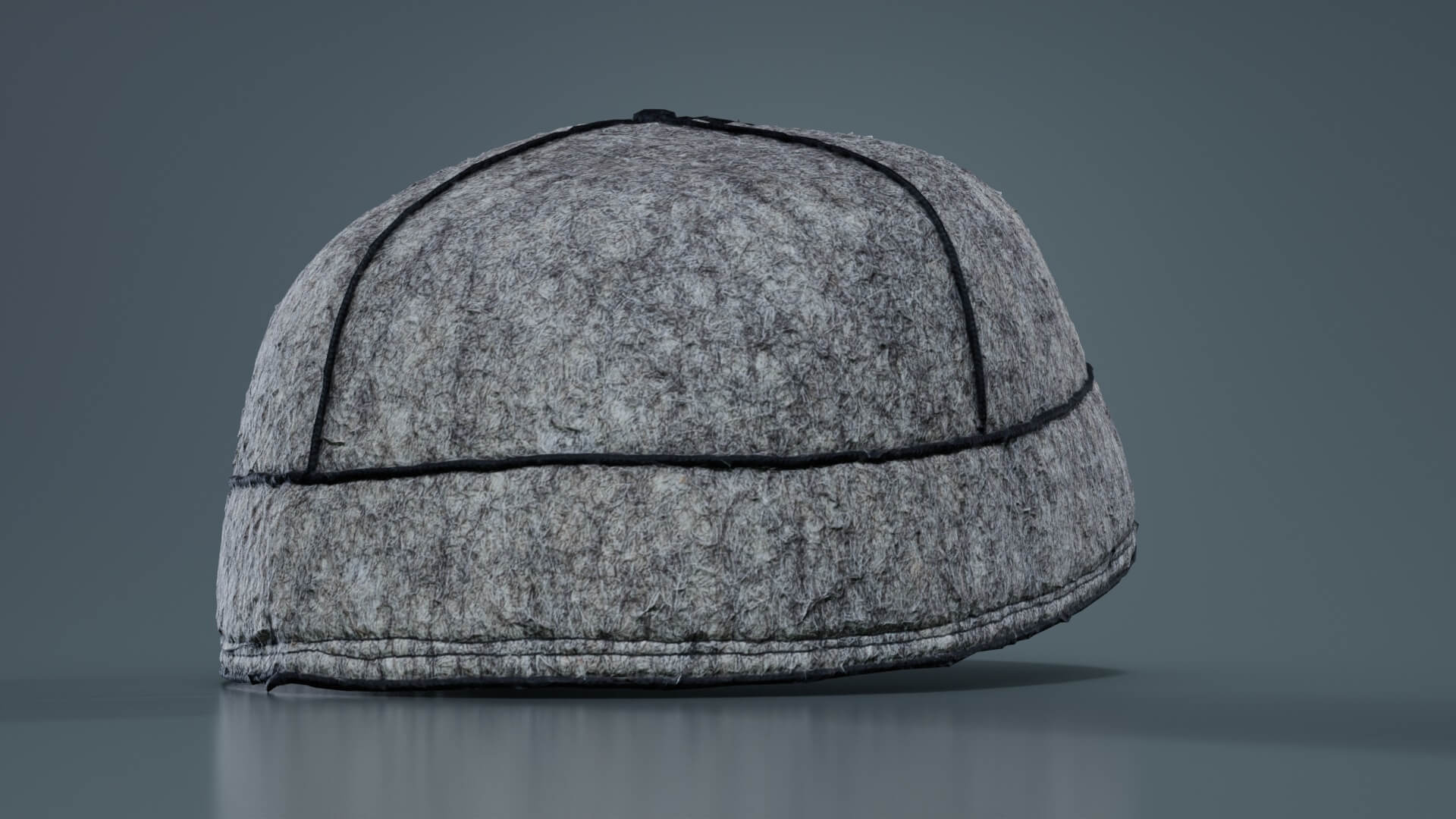 Cross Felt Hat - 3D Model by Polygonal Miniatures
