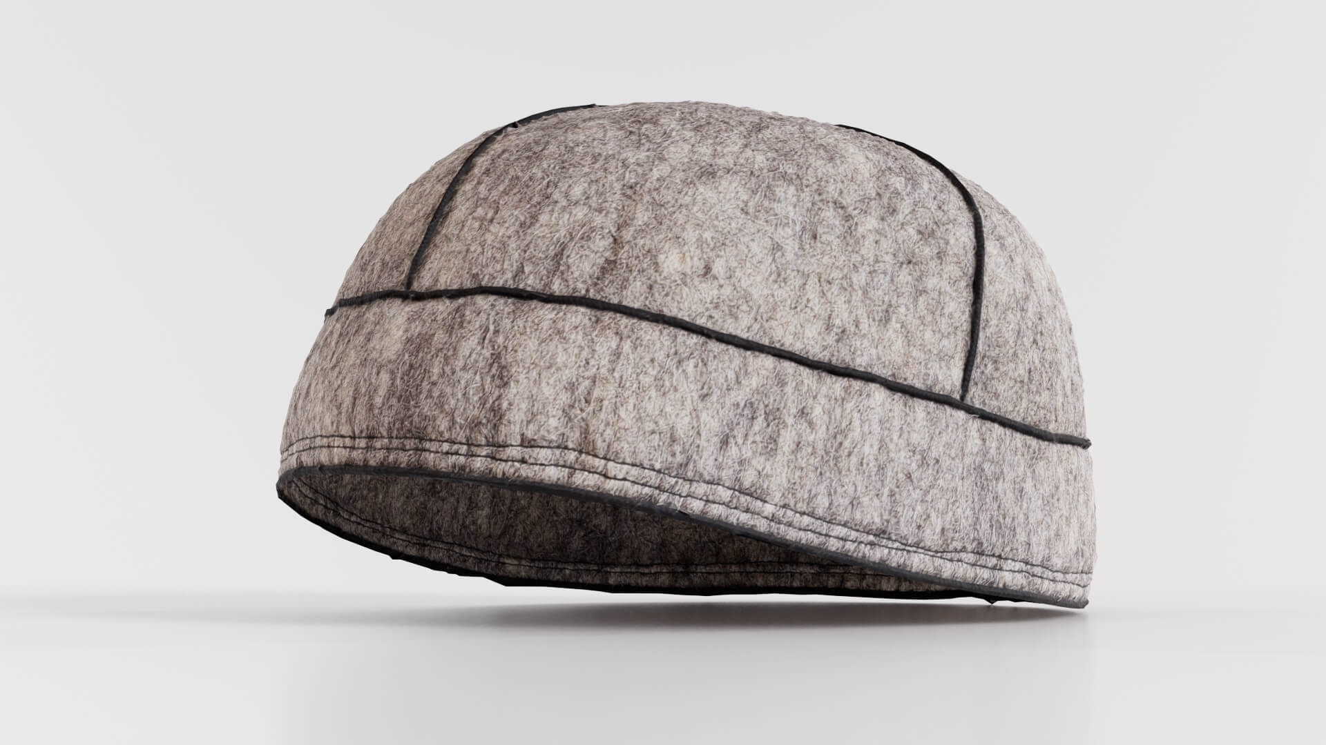 Cross Felt Hat - 3D Model by Polygonal Miniatures