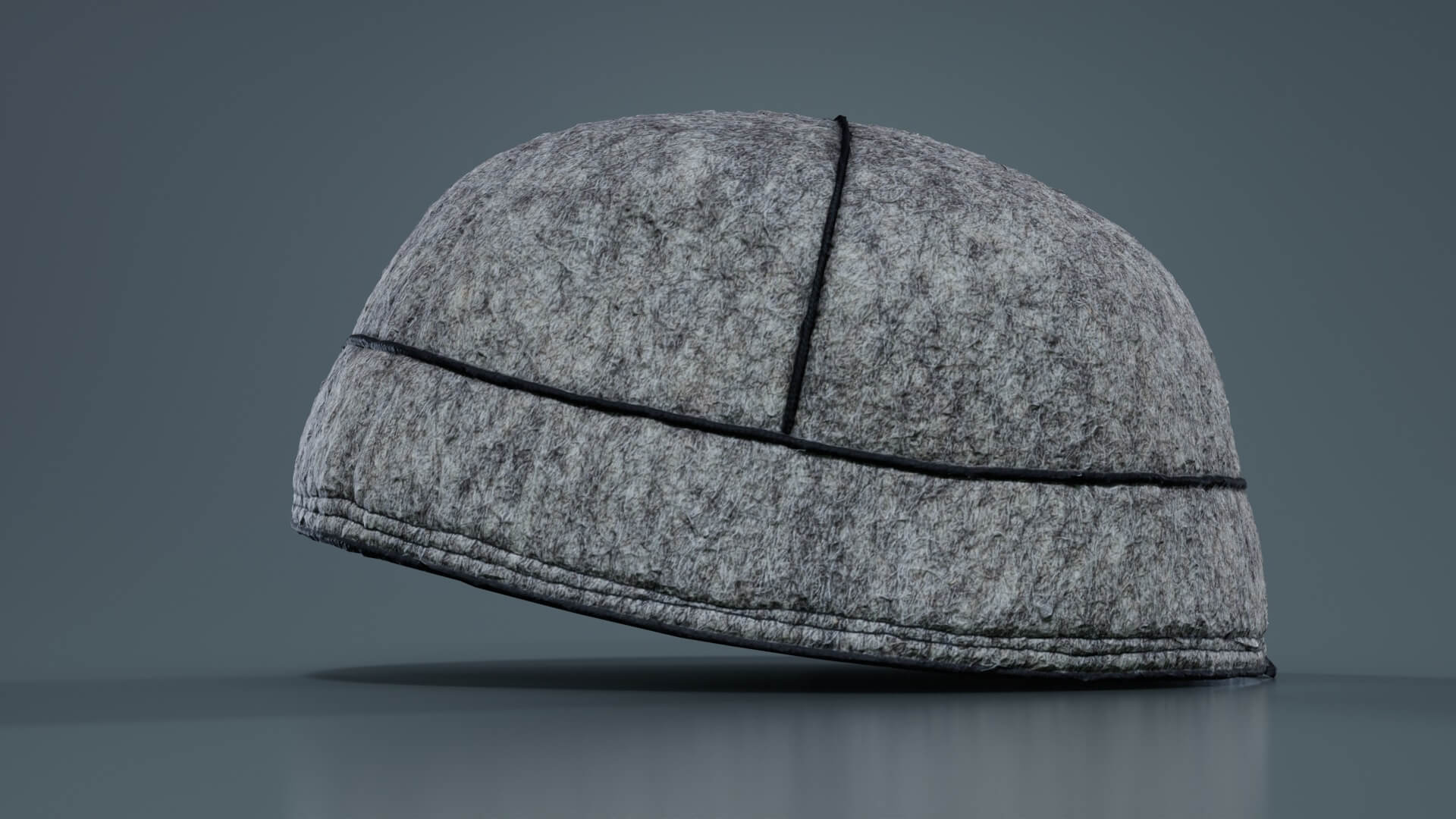 Cross Felt Hat - 3D Model by Polygonal Miniatures