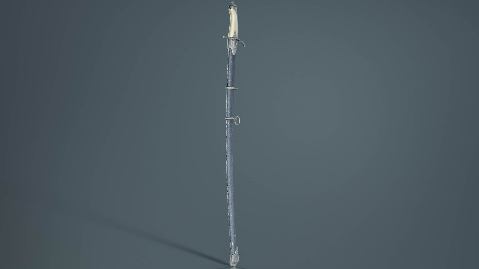 Curved Sword - 3D Model by Polygonal Miniatures