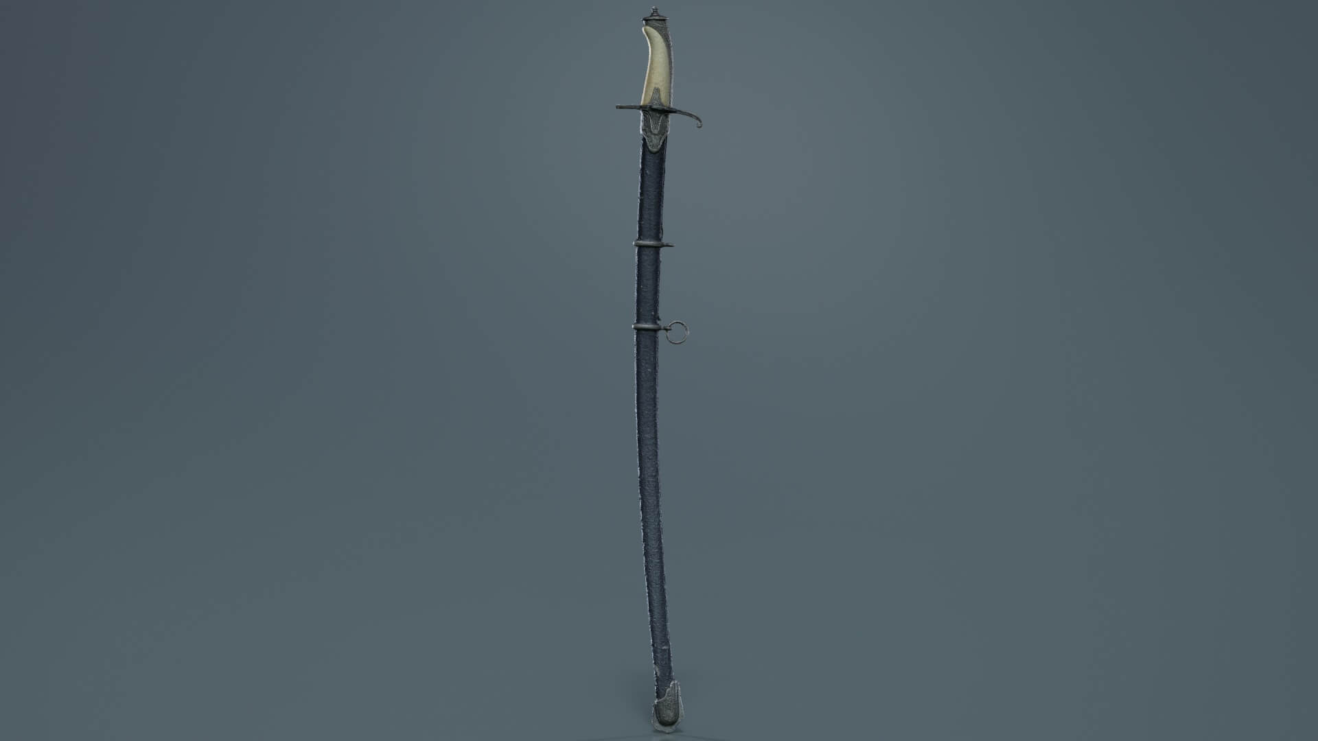 Curved Sword - 3D Model by Polygonal Miniatures