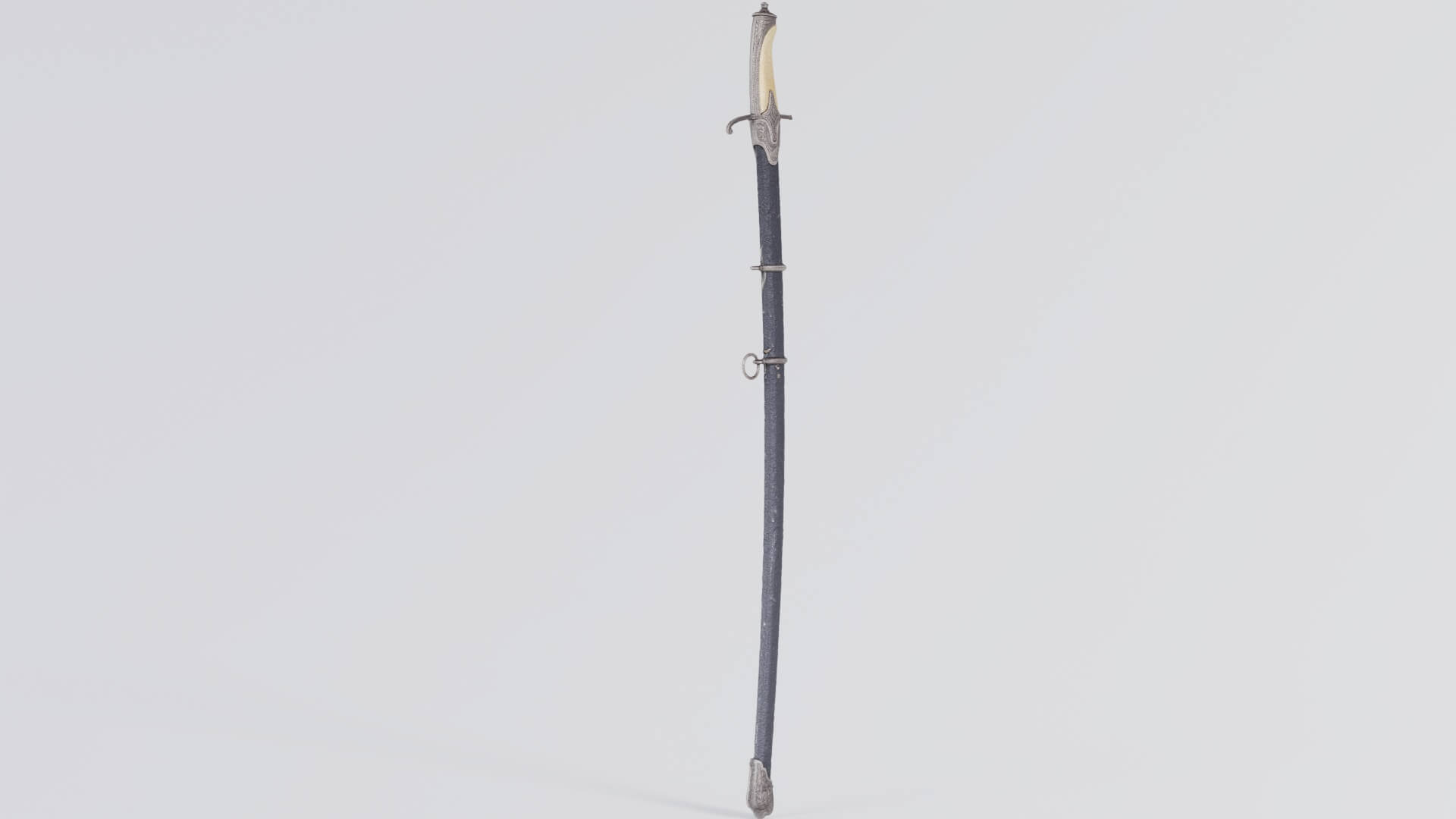 Curved Sword - 3D Model by Polygonal Miniatures