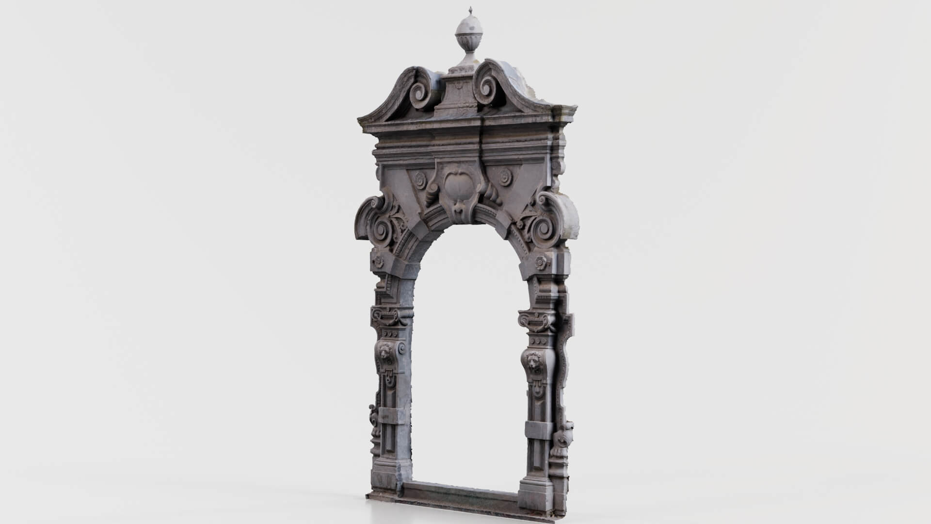 Curvy Door - 3D Model by Polygonal Miniatures