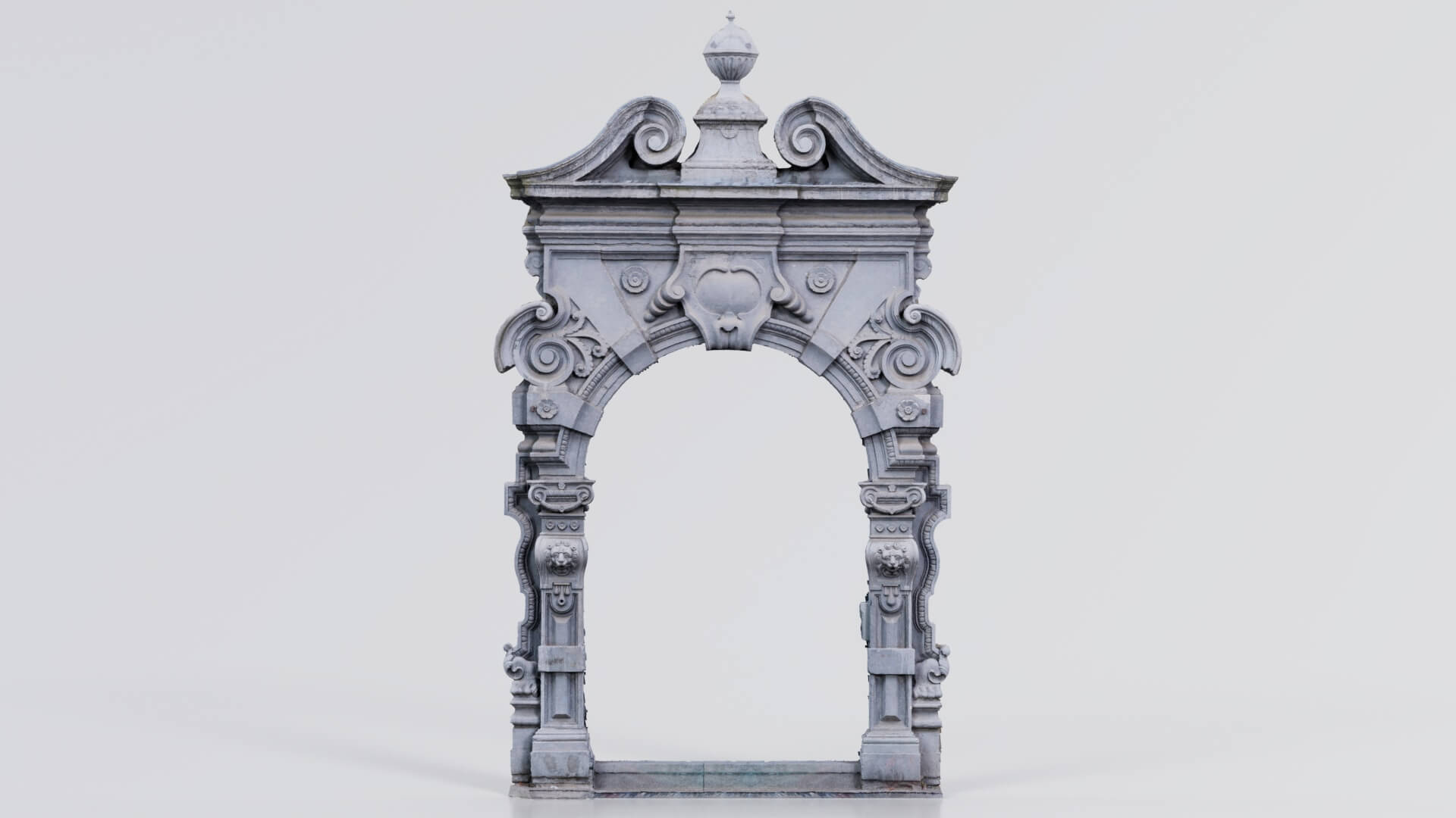 Curvy Door - 3D Model by Polygonal Miniatures