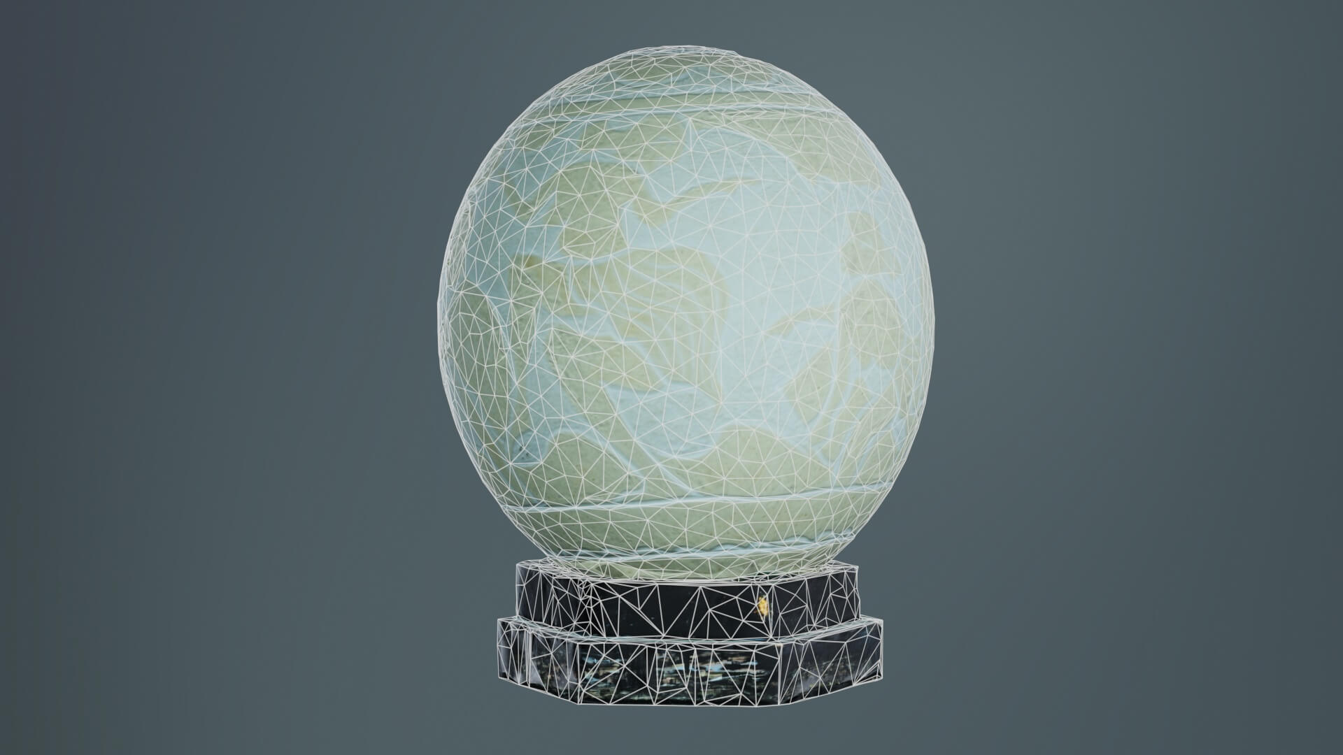 Decorated Egg - 3D Model by Polygonal Miniatures