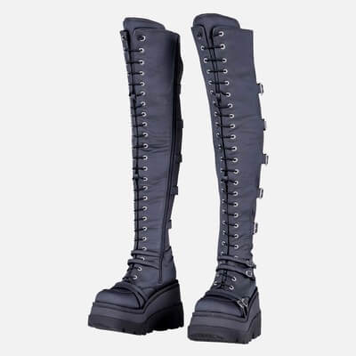 Demonia Leather Boots - 3D Model by Polygonal Miniatures