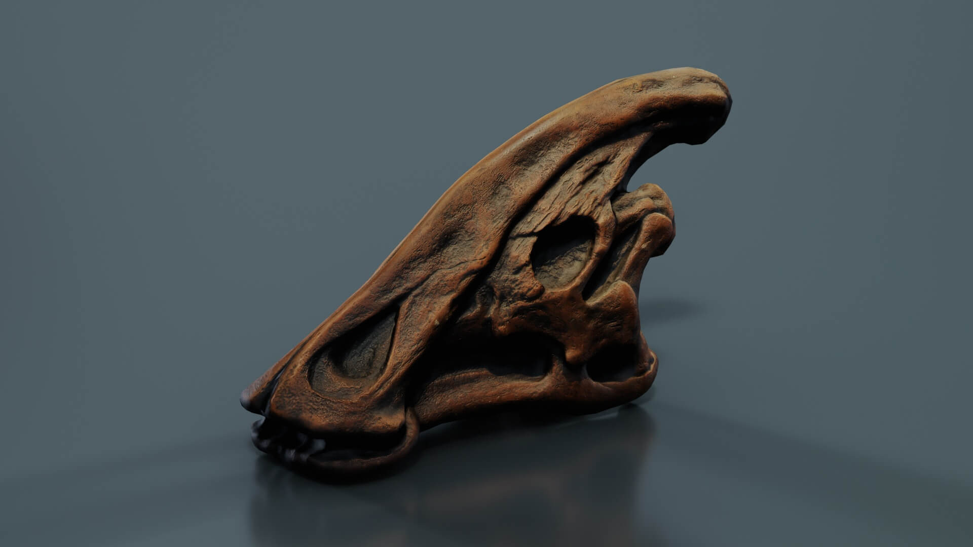 Dinosaur Skull - 3D Model by Polygonal Miniatures