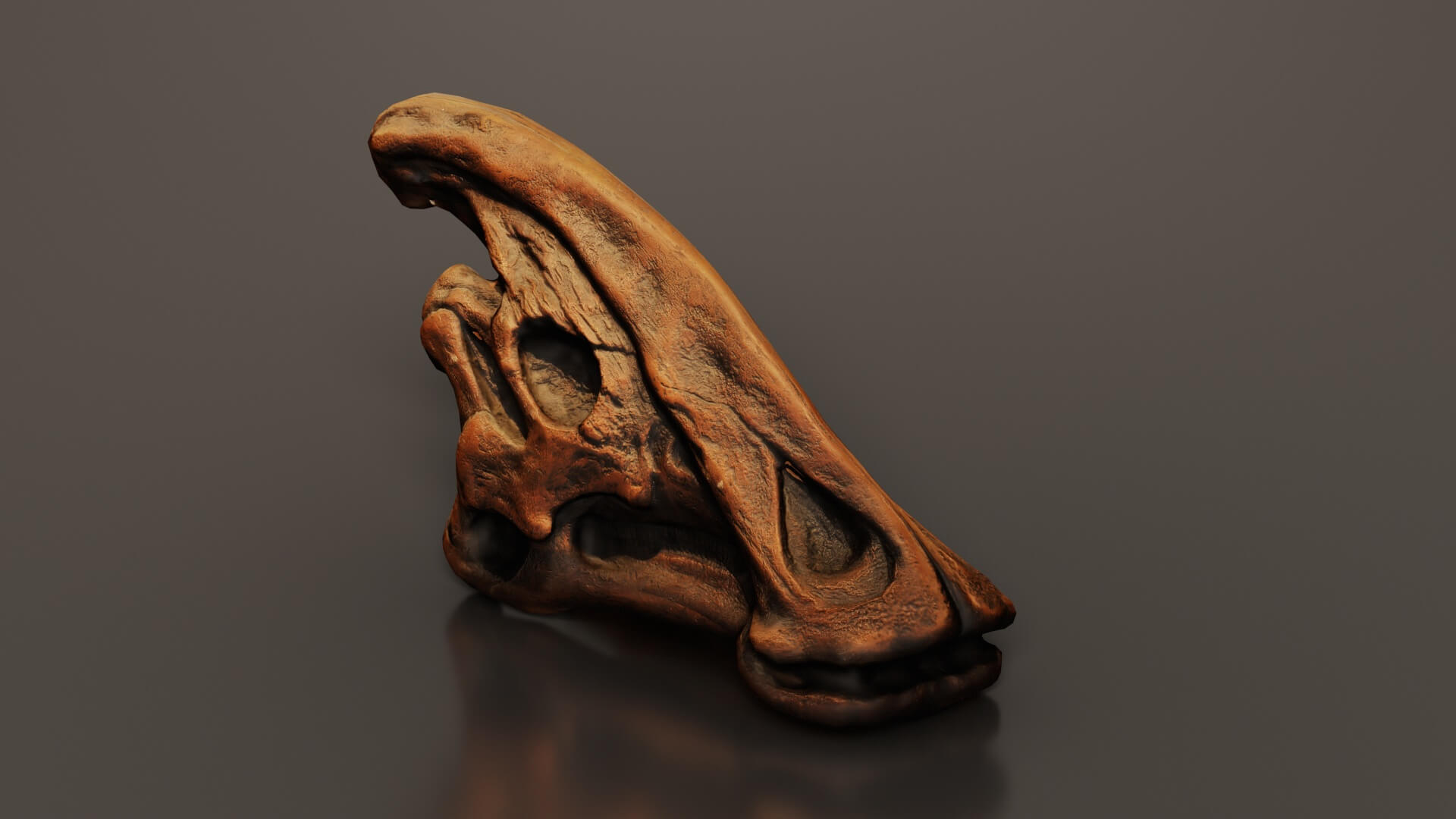 Dinosaur Skull - 3D Model by Polygonal Miniatures