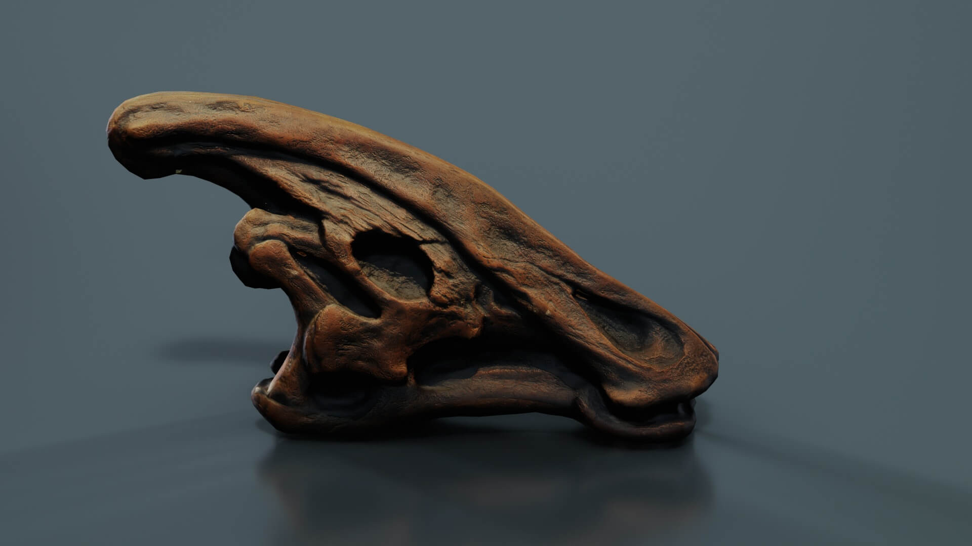 Dinosaur Skull - 3D Model by Polygonal Miniatures