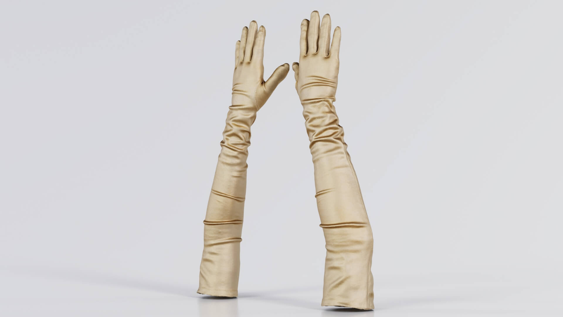 Diva Gloves Wrinkles - 3D Model by Polygonal Miniatures