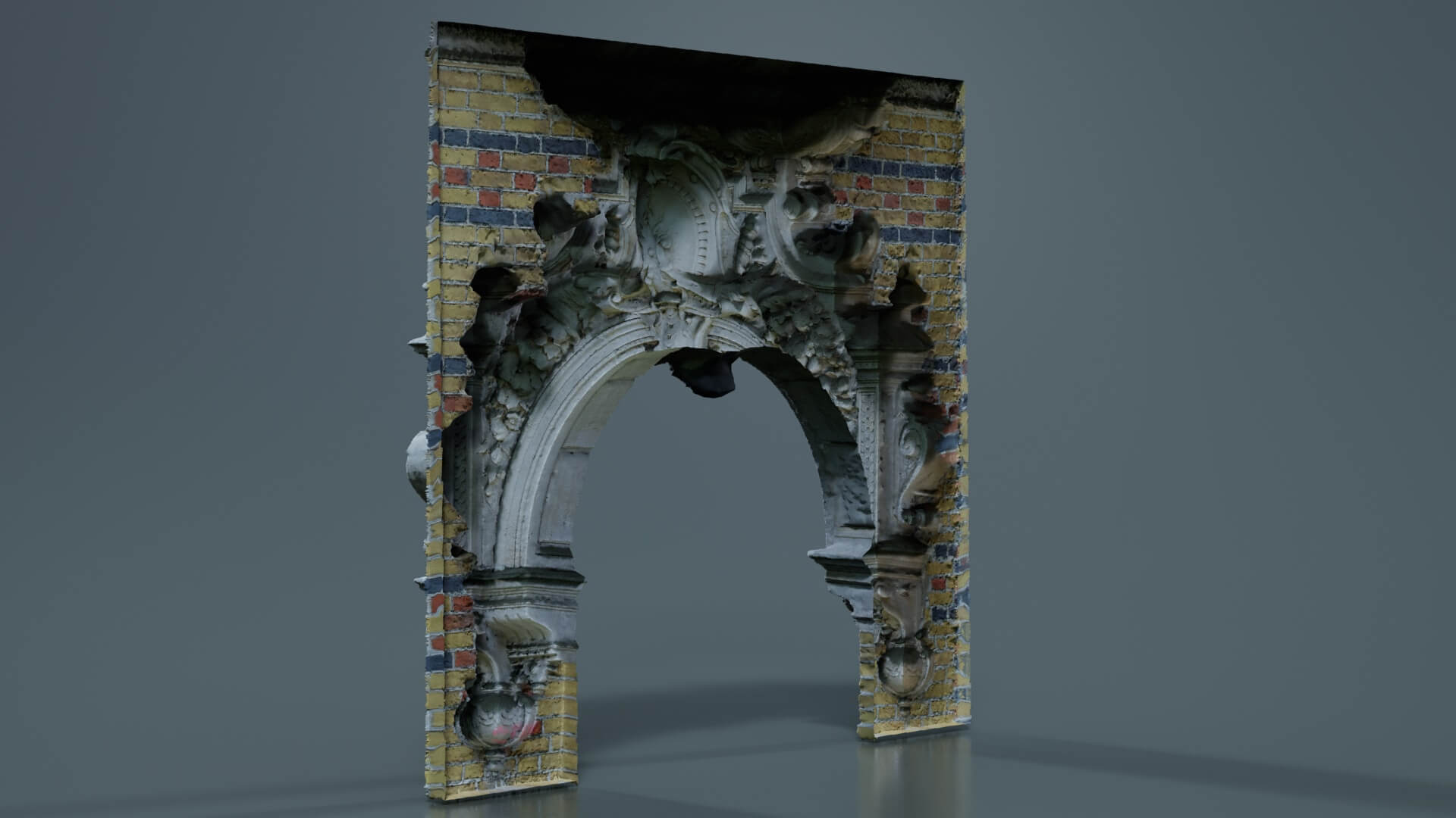 Door Head 01 - 3D Model by Polygonal Miniatures