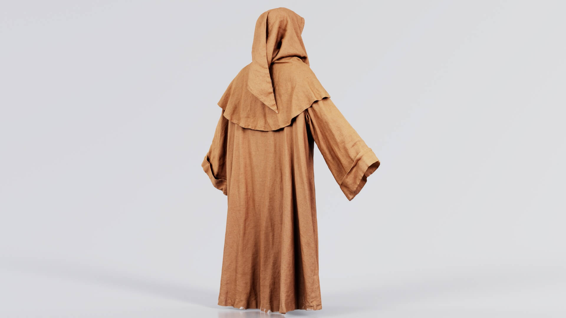 Druid Hooded - 3D Model by Polygonal Miniatures