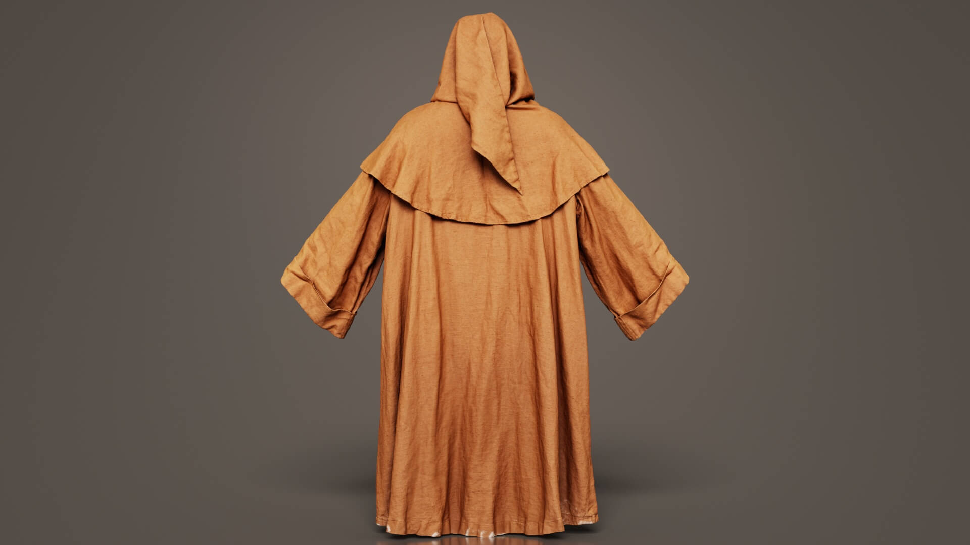 Druid Hooded - 3D Model by Polygonal Miniatures
